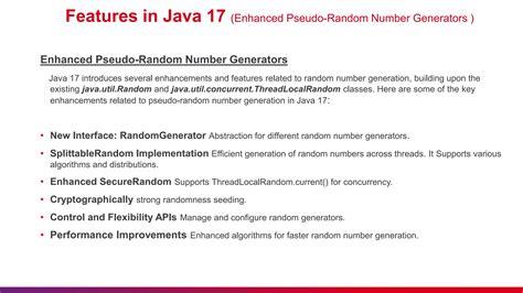 Java 17 Features And Implementationpptx