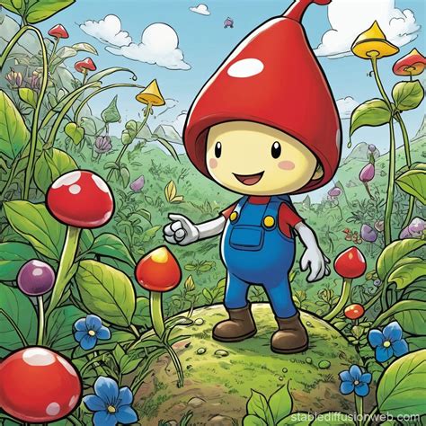 Pikmin Group Meditating Stable Diffusion Online