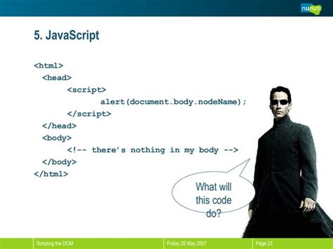 scripting the dom