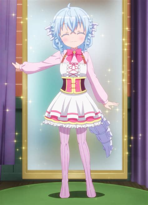 Fa Rpg Fudousan Rpg Fudousan Highres 1girl Blue Hair Blush