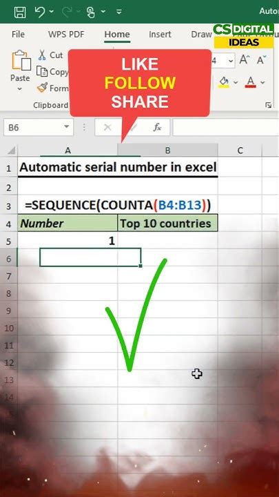 How To Automatically Generate Serial Numbers In Excel Automatic