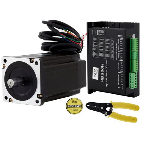Vevor Moteur Pas A Pas Nema34 12nm Courant Continu 6a 2 Phases Kit