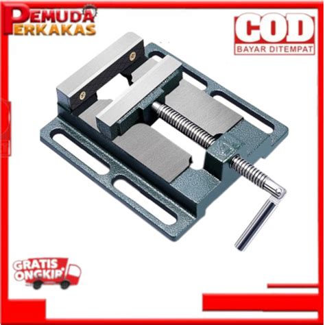 Jual Catok Bor Duduk Ragum Meja Bor 4 Inch Tanggem Klem Bor Shopee