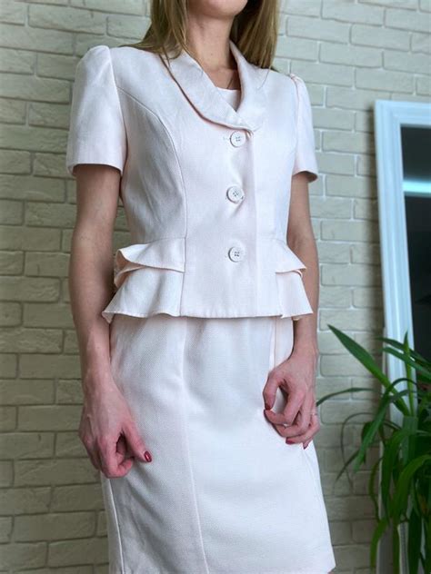 Костюм сукню піджак ніжно рожевий — ціна 499 грн у каталозі Костюми з сукнею Купити