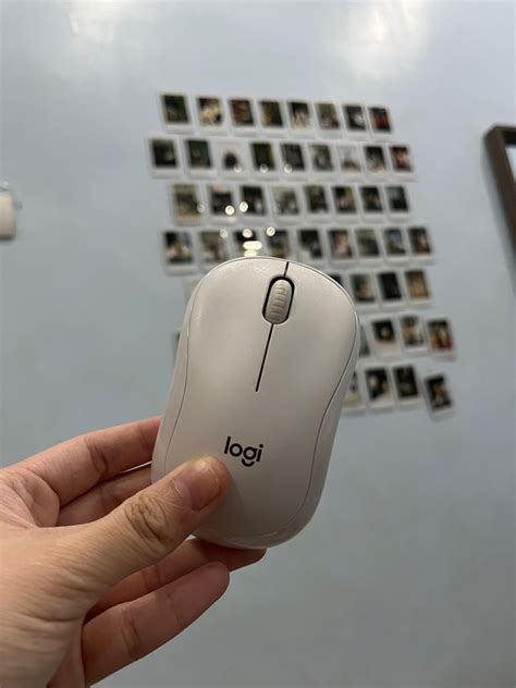 Authentic Logitech Logi M Silent Wireless Mouse Battery Powered With USB Receiver On Carousell