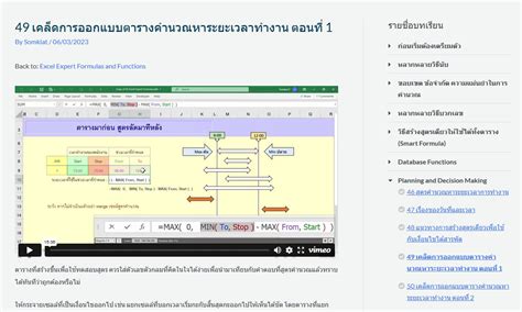🤓 วิธีใช้ Excel คิดหาคำตอบมาให้ Excel Expert Training Facebook