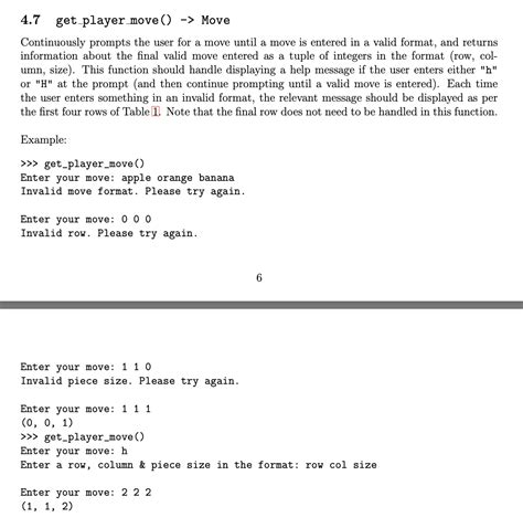 Solved 4 7 Get Player Move → Move Continuously Prompts The