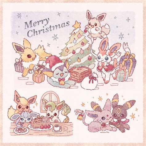 Eevee Sylveon Umbreon Glaceon Vaporeon And 4 More Pokemon Drawn