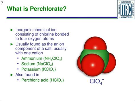 Ppt Perchlorate Overview Of Issues Status And Remedial Options
