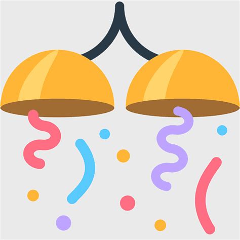 Emoji Confetti Party Sms Celebration Text Messaging Party Popper