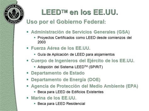 Abril De 2003 Una Introducción Al Consejo De Construcción Verde De Los