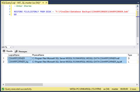 how to restore same database with different names in sql server