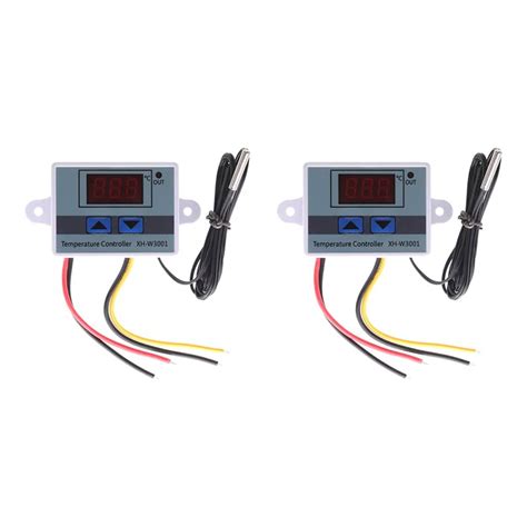 Digital Led Temperature Controller Modular Digital Thermostat Switch With Waterproof Probe