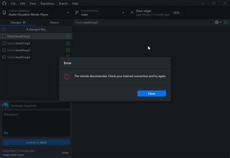 I Get This Error When Pushing A