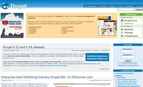 20 Promising Open Source Php Content Management Systemscms Web Design Booth Your Home For