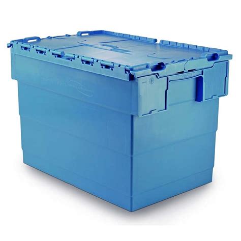 Caja De Plástico Con Tapa Integrada Grupo Paletplastic