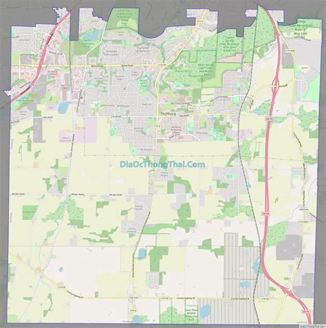 Map Of Fitchburg City Wisconsin Thong Thai Real