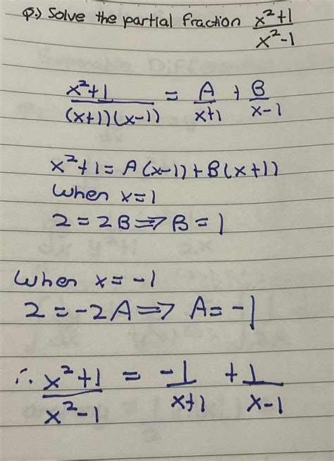 Maths Aa Hl Partial Fractions Question R Ibo
