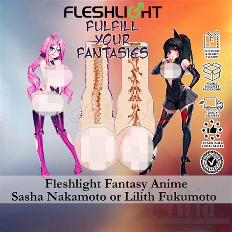 Fleshlight Fantasy Anime Sasha Nakamoto Ecchi Vagina Or Lilith Fukumoto Shokushu Vagina Shopee