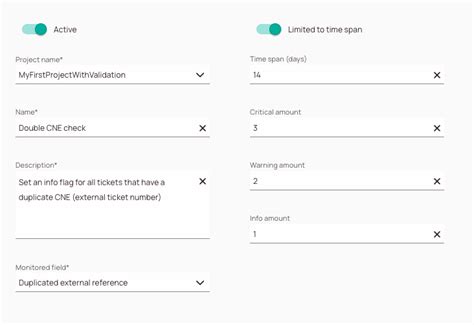 Indications Settings Fieldcode Manual