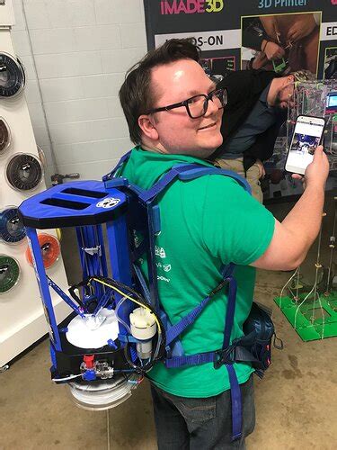 3d Printer Backpack 3d Fabrication Dallas Makerspace Talk