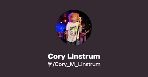 Cory Linstrum Instagram Linktree