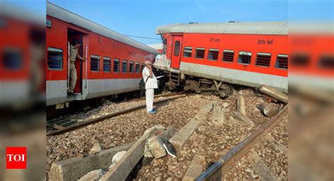 Two Trains Derail At The Same Spot Within 10 Hours In Up India News