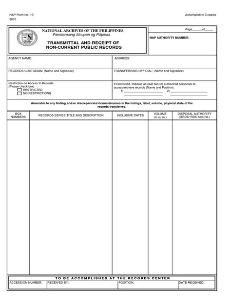 Nap Form 10 Pdf Pdf Sources Document