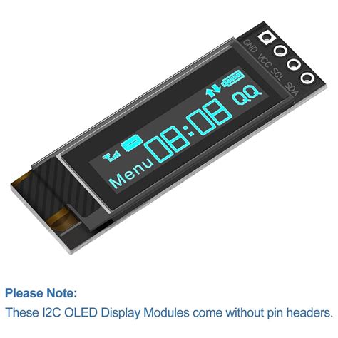 Makerfocus 4pcs I2c Oled Display Module 091 Inch Kosovo Ubuy