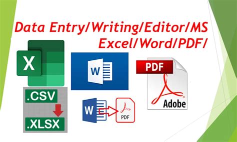 Data Entry Data Ms Excel Redactor Editor Ms Word By Albertomaestre Fiverr