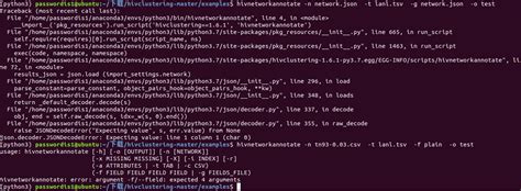 Problems With Hivnetworkannotate Issue Veg Hivclustering Github