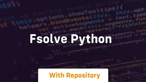 Fsolve Python YouTube