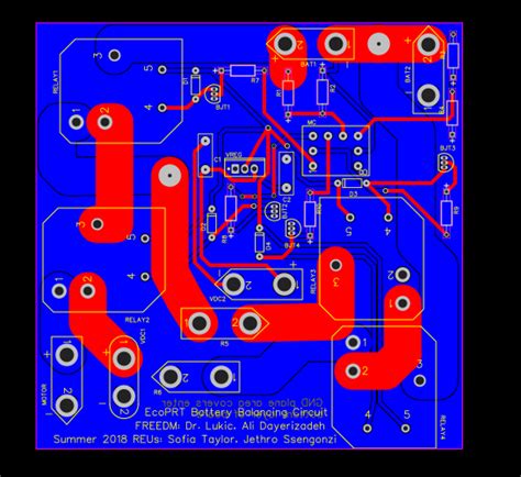 Battery Balancing PCB Layout EasyEDA Open Source Hardware Lab