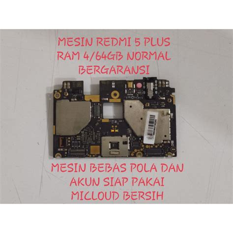 Jual Mesin Redmi 5 Plus 4 64gb Normal Mesin Redmi 5 Plus Normal Mesin Redmi 5 Plus Mesin Redmi 5