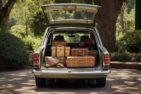 Sturdy Open Trunk Moving Boxes Storage Generate Ai Stock Illustration Illustration Of Luggage