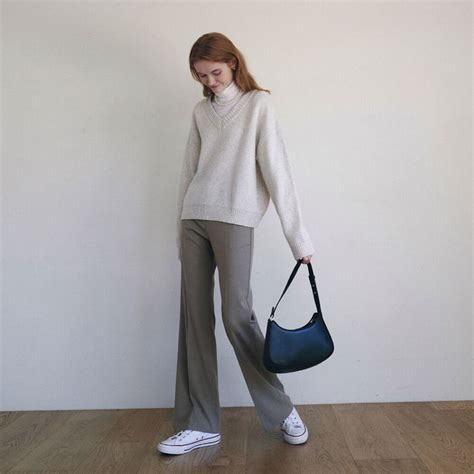 포멀 라인 부츠컷 슬랙스 베이지 감도 깊은 취향 셀렉트샵 29cm