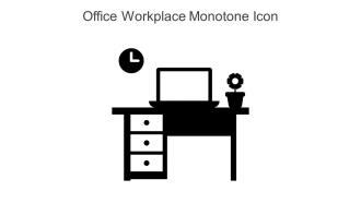 Office Workplace Monotone Icon In Powerpoint Pptx Png And Editable Eps Format PPT Presentation
