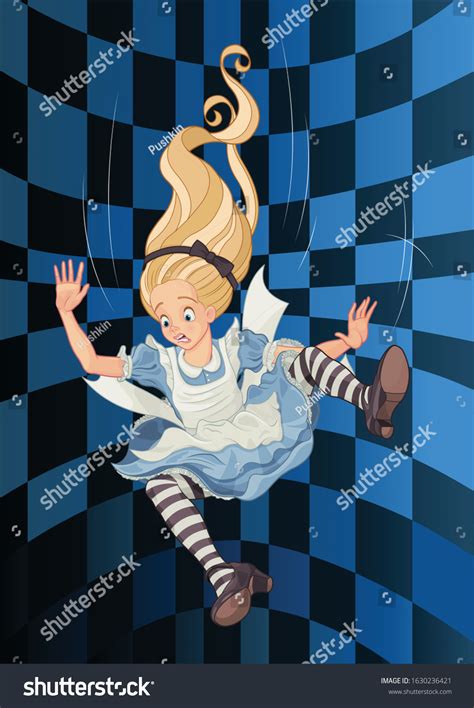 Alice In Wonderland Falling Rabbit Hole