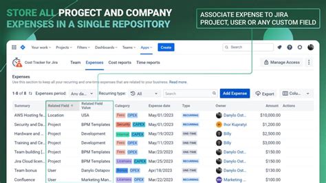 Cost Tracker For Jira Cloud SaaSJet