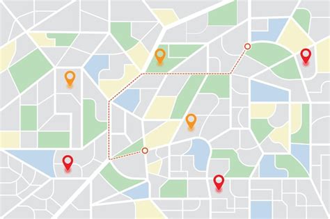 Premium Vector Custom Location Map Interface For Web And Mobile App