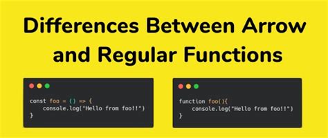 Choosing The Right Tool A Guide To Normal And Arrow Functions In Javascript Dev Community