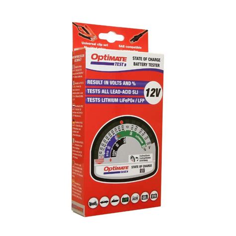 Battery Load Tester Optimate TS126 Plomb Lithium Battery Chargers