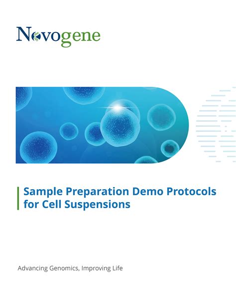Sample Preparation Demo Protocols For Cell Suspensions Novogene