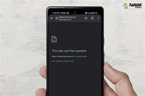 How To Fix This Site Cant Be Reached Error In Android