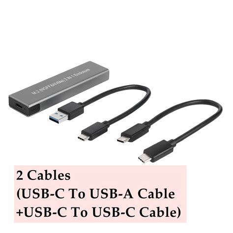 USB Type C M 2 SSD External Enclosure Box NVME PCI Vicedeal