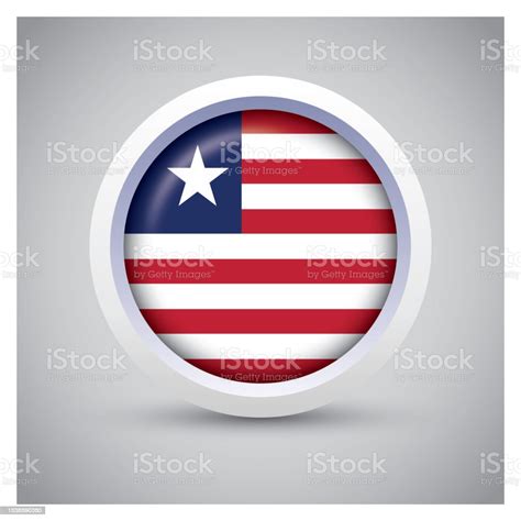 라이베리아 국기 깃발 아이콘 표준 색상이 있는 흰색 단추 0명에 대한 스톡 벡터 아트 및 기타 이미지 0명 3차원 형태 공동체 Istock