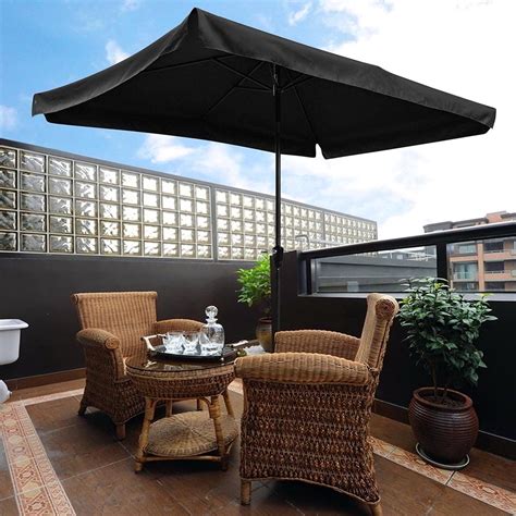 Rectangular Patio Umbrella Tilt — Madison Art Center Design