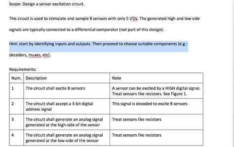 Scope Design A Sensor Excitation Circuit This