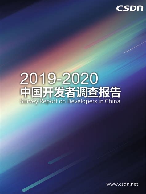 2019 2020 中国开发者调查报告完整版 Pdf