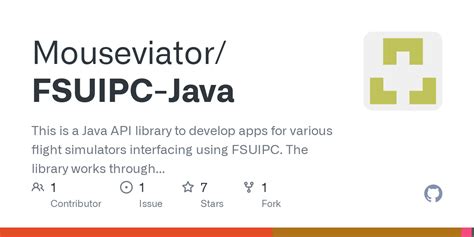Github Mouseviatorfsuipc Java This Is A Java Api Library To Develop Apps For Various Flight
